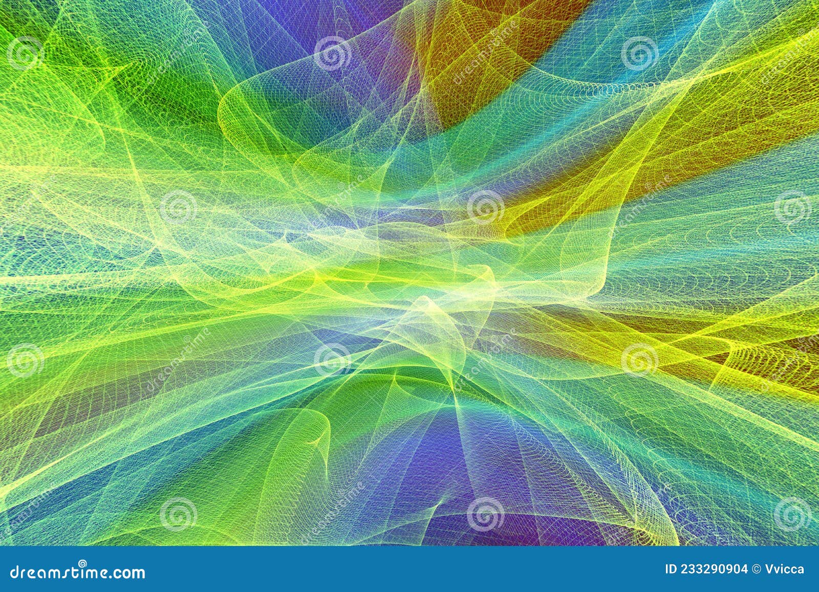 Abstract Green Background with Yellow Grid Stock Illustration ...