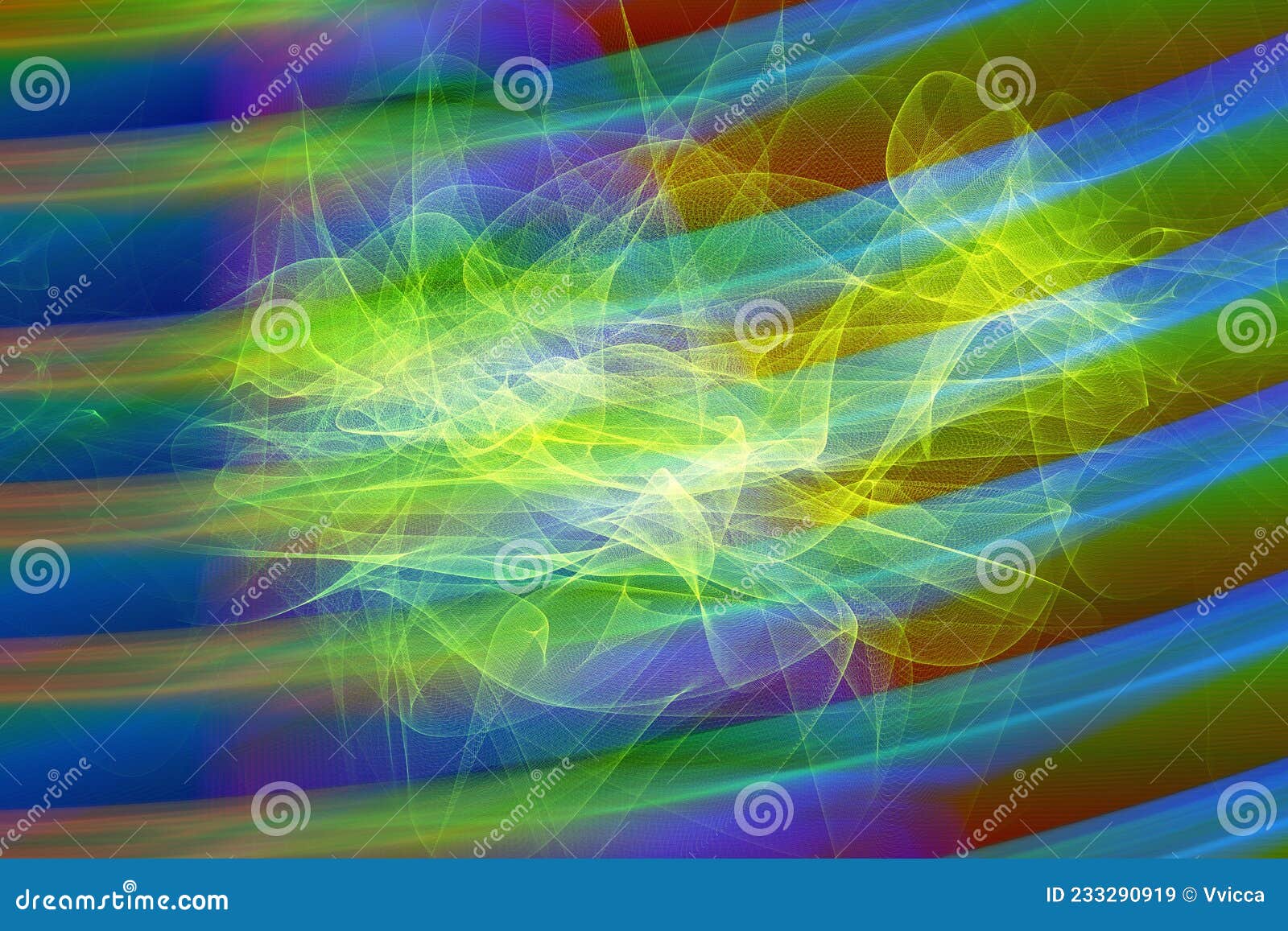 Abstract Green Background with Yellow Grid Stock Illustration ...