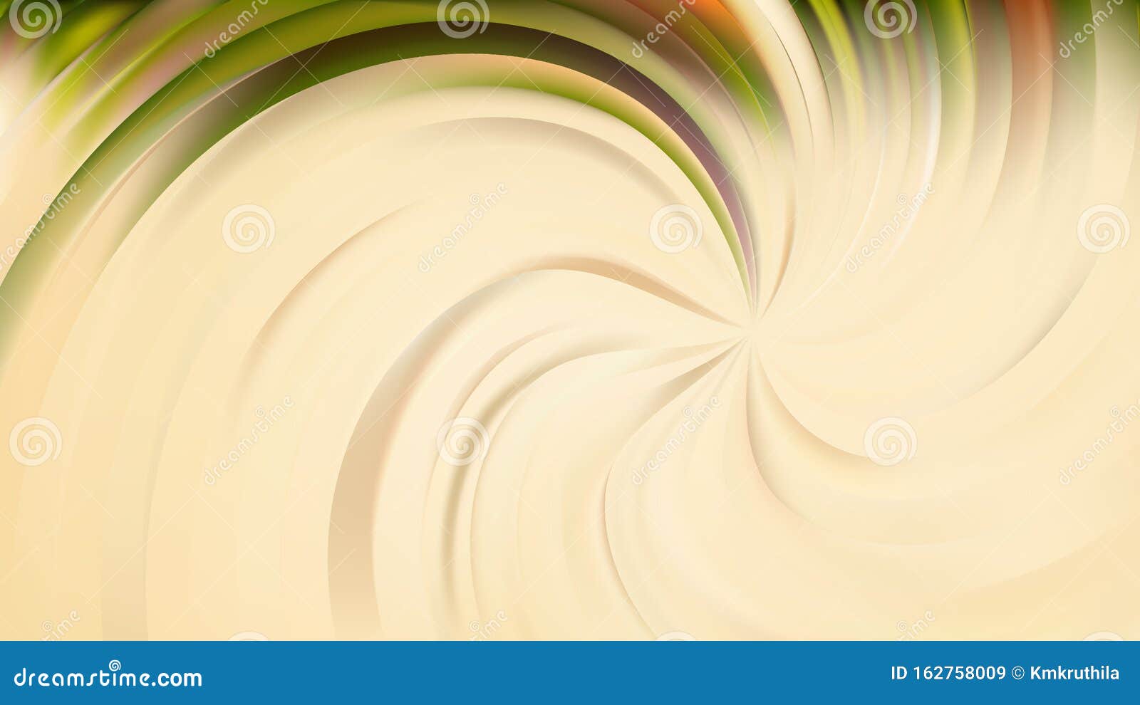 Abstract Green and Beige Swirl Background Image Stock Vector ...