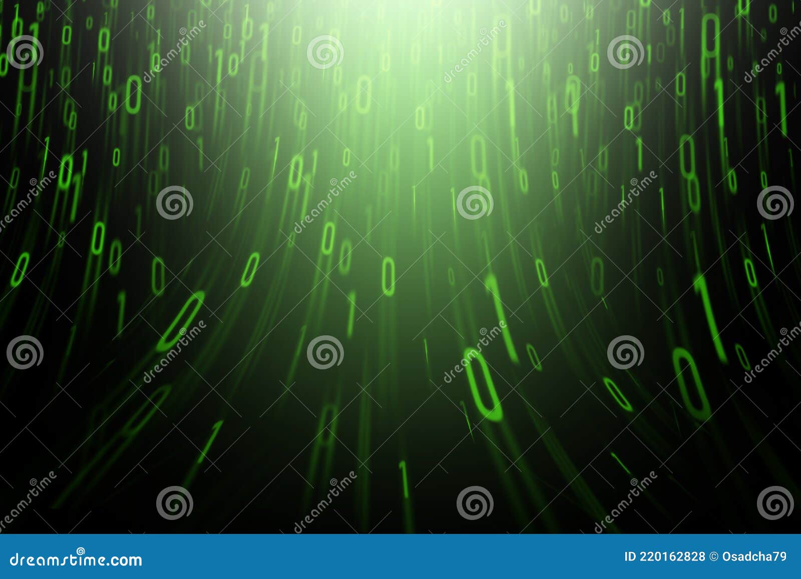 Abstract Green Binary Code on a Black Background Stock Illustration ... Abstract Green Binary Code on a Black Background Stock Illustration ...