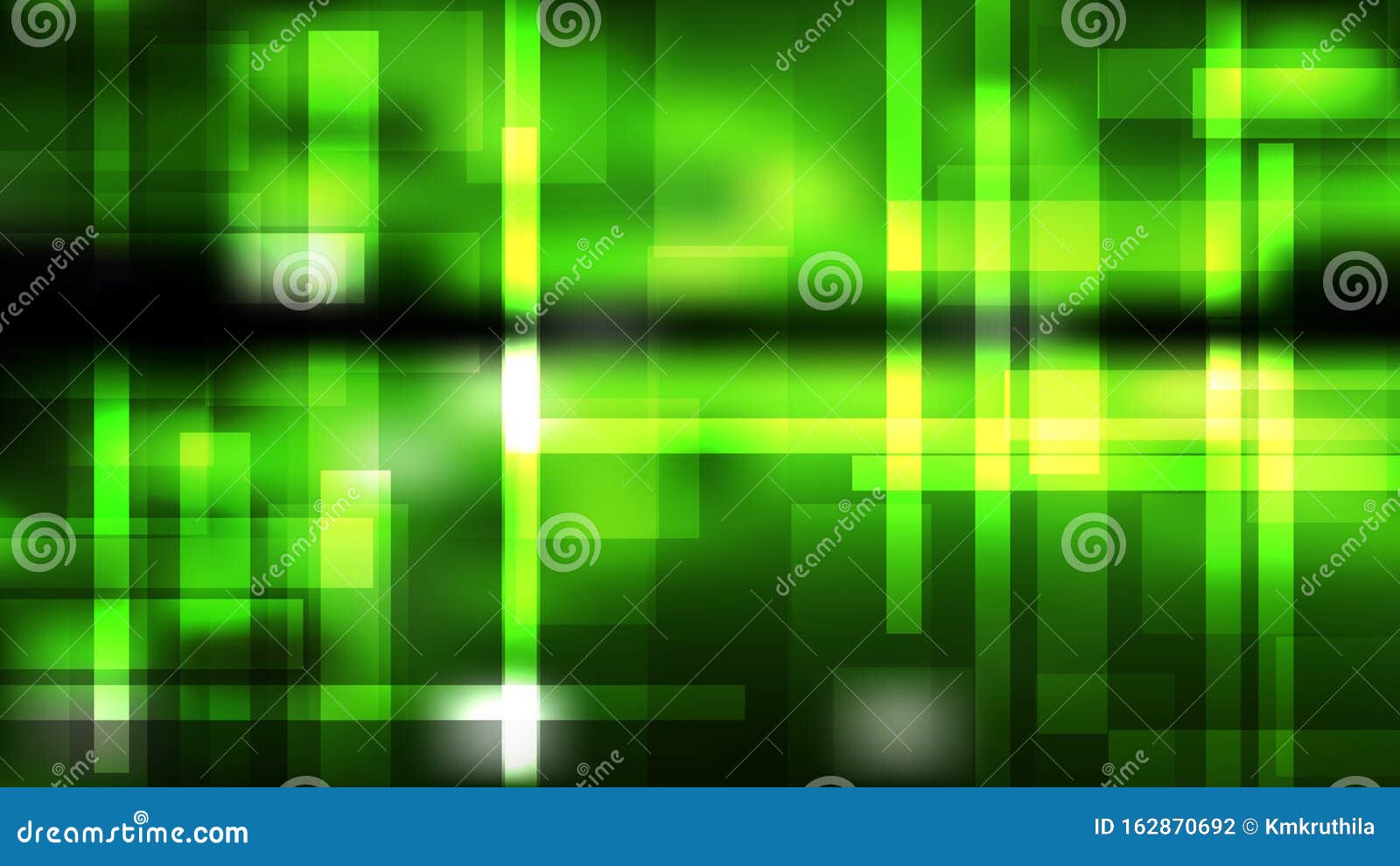 Abstract Green and Black Lines Stripes and Shapes Background Vector ...