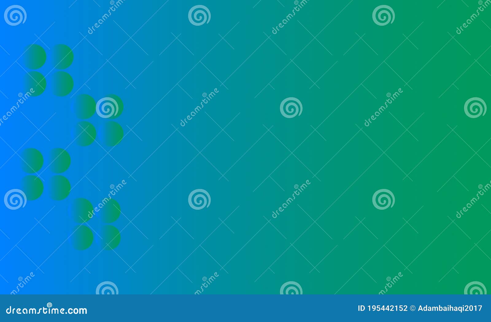 Abstract Green and Blue Background with Object Shape Stock Vector ...