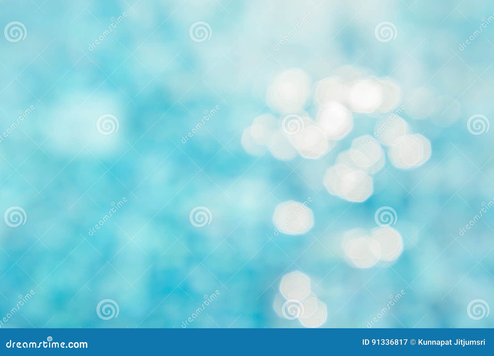 Blue Bokeh Texture