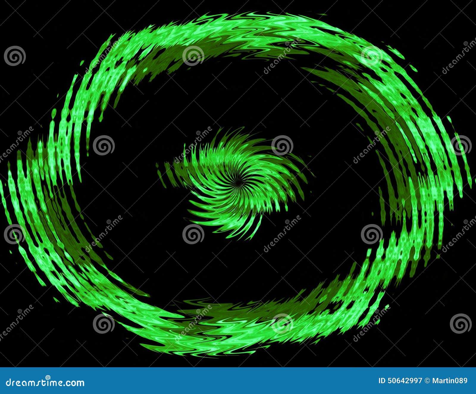 Abstract green circle stock illustration. Illustration of beautiful ...
