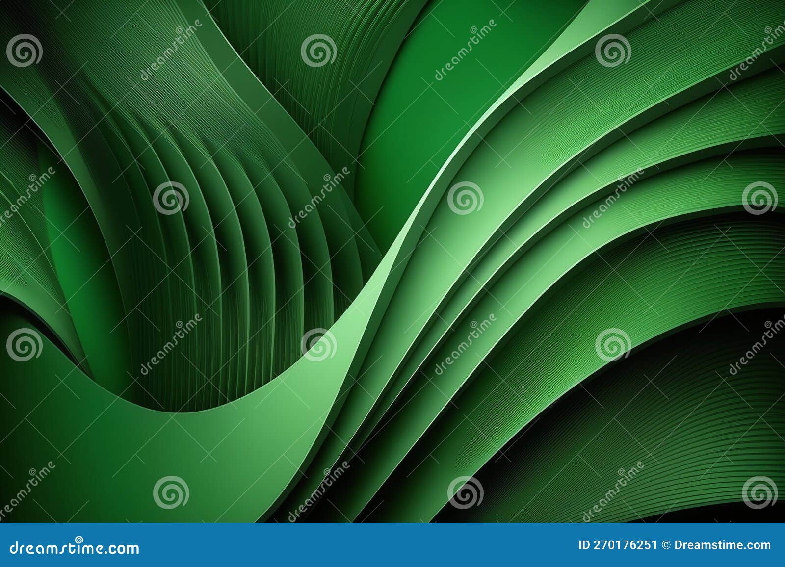 Abstract Green Color Background. Colored Background. Generative AI ...