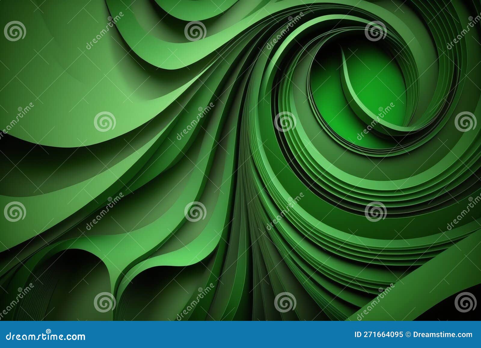 Abstract Green Color Background. Colored Background. Generative AI ...
