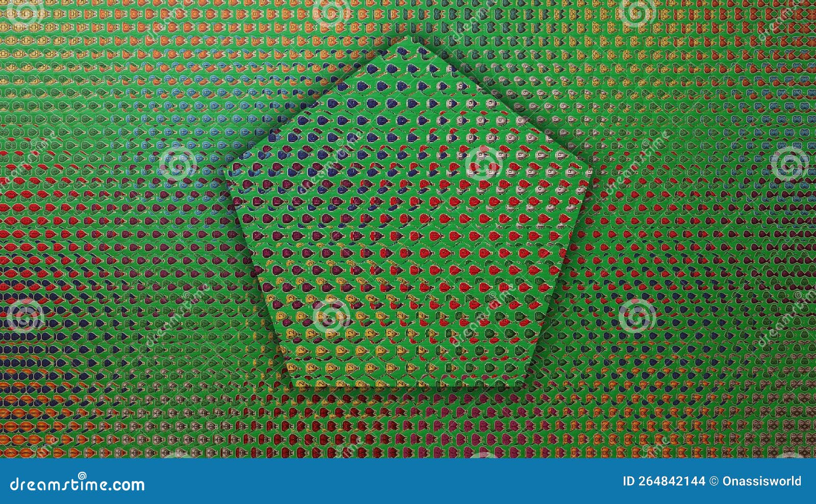 Abstract Green Colors Background Shapes and Blurs Stock Illustration ...