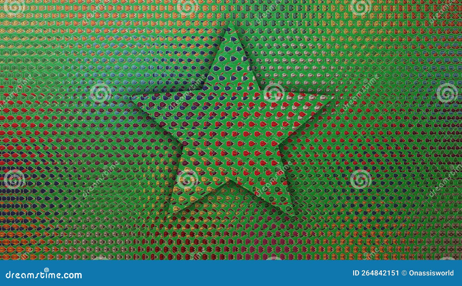 Abstract Green Colors Background Shapes and Blurs Stock Illustration ...