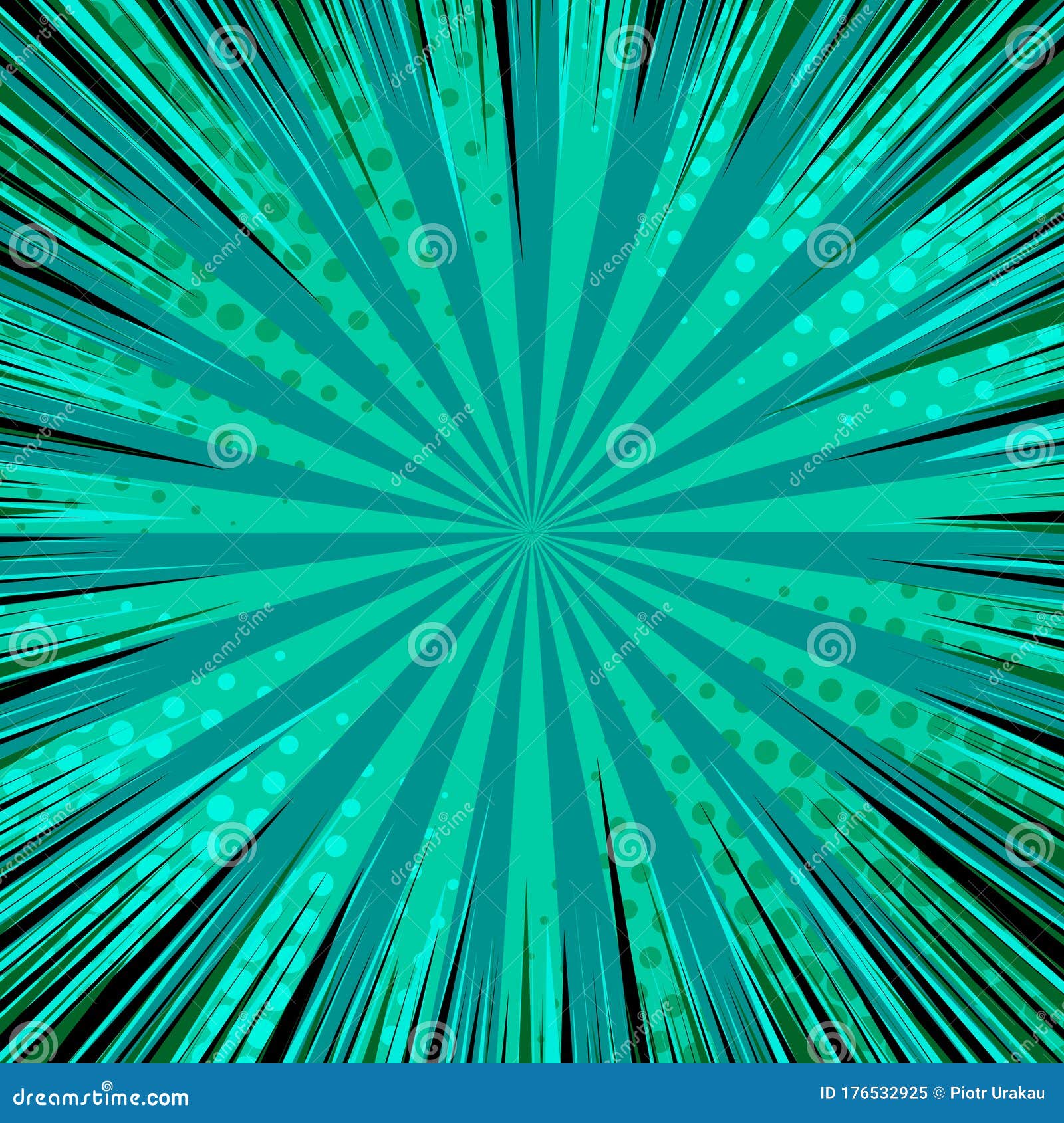 Abstract Green Comic Background Stock Vector - Illustration of abstract ...
