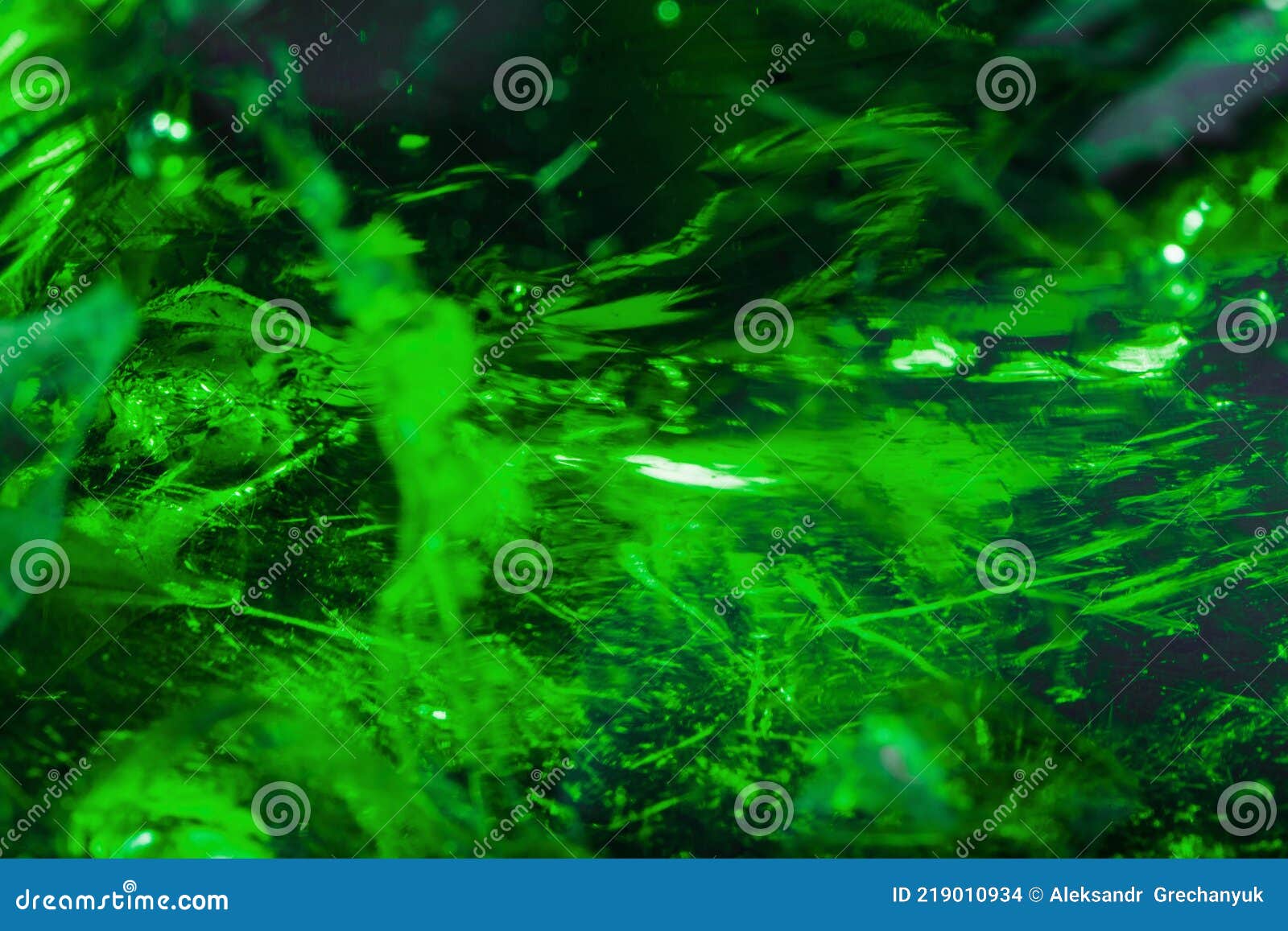 Abstract Green Crystal Texture As the Background. Stock Illustration ...