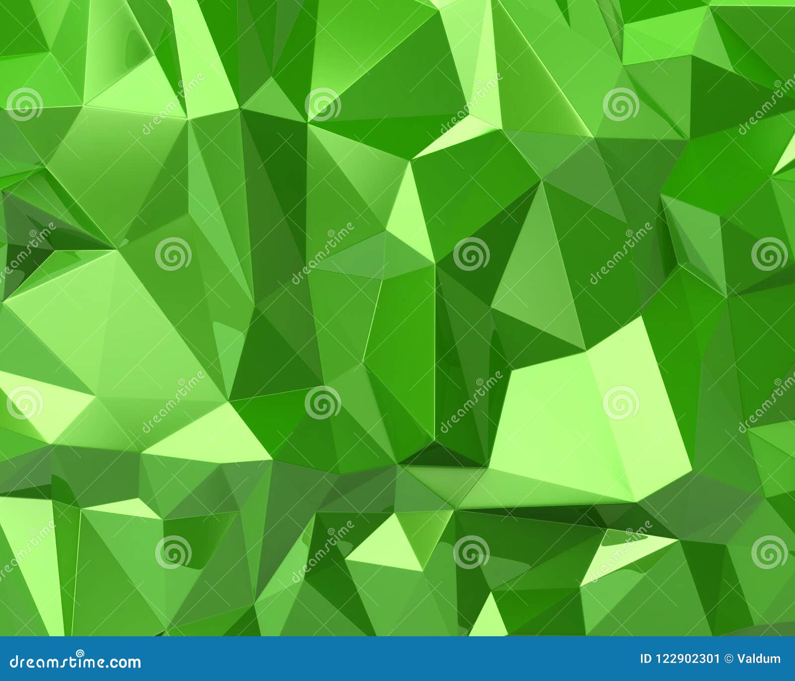 Abstract Green 3d Triangle Texture Stock Illustration - Illustration of ...