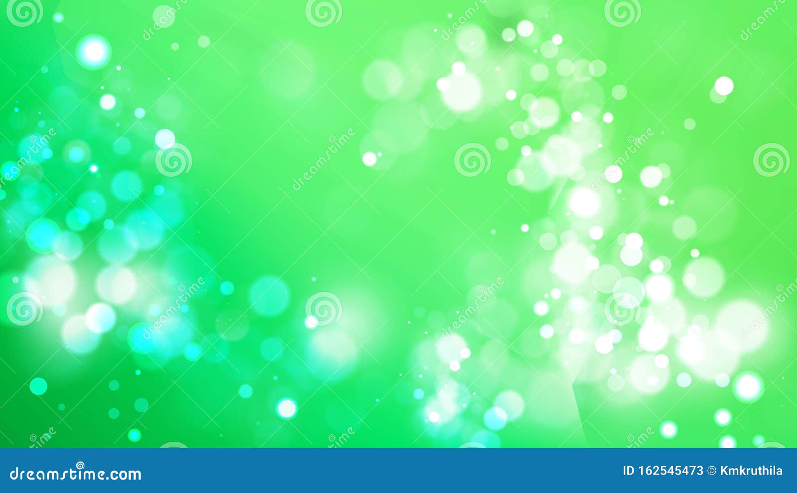 Abstract Green Defocused Lights Background Stock Vector - Illustration ...