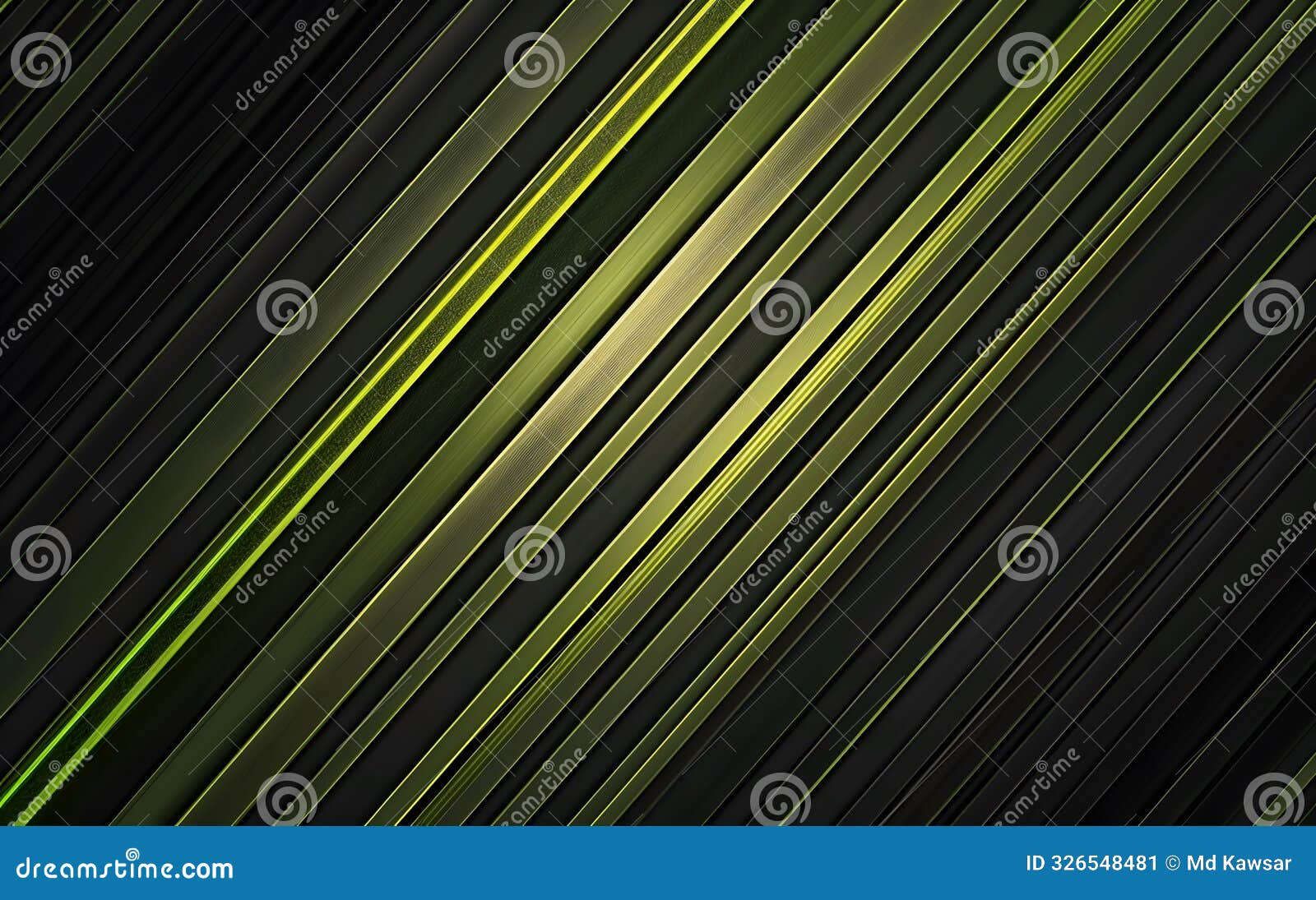 Abstract Green Diagonal Lines Dark Background Stock Illustration ...