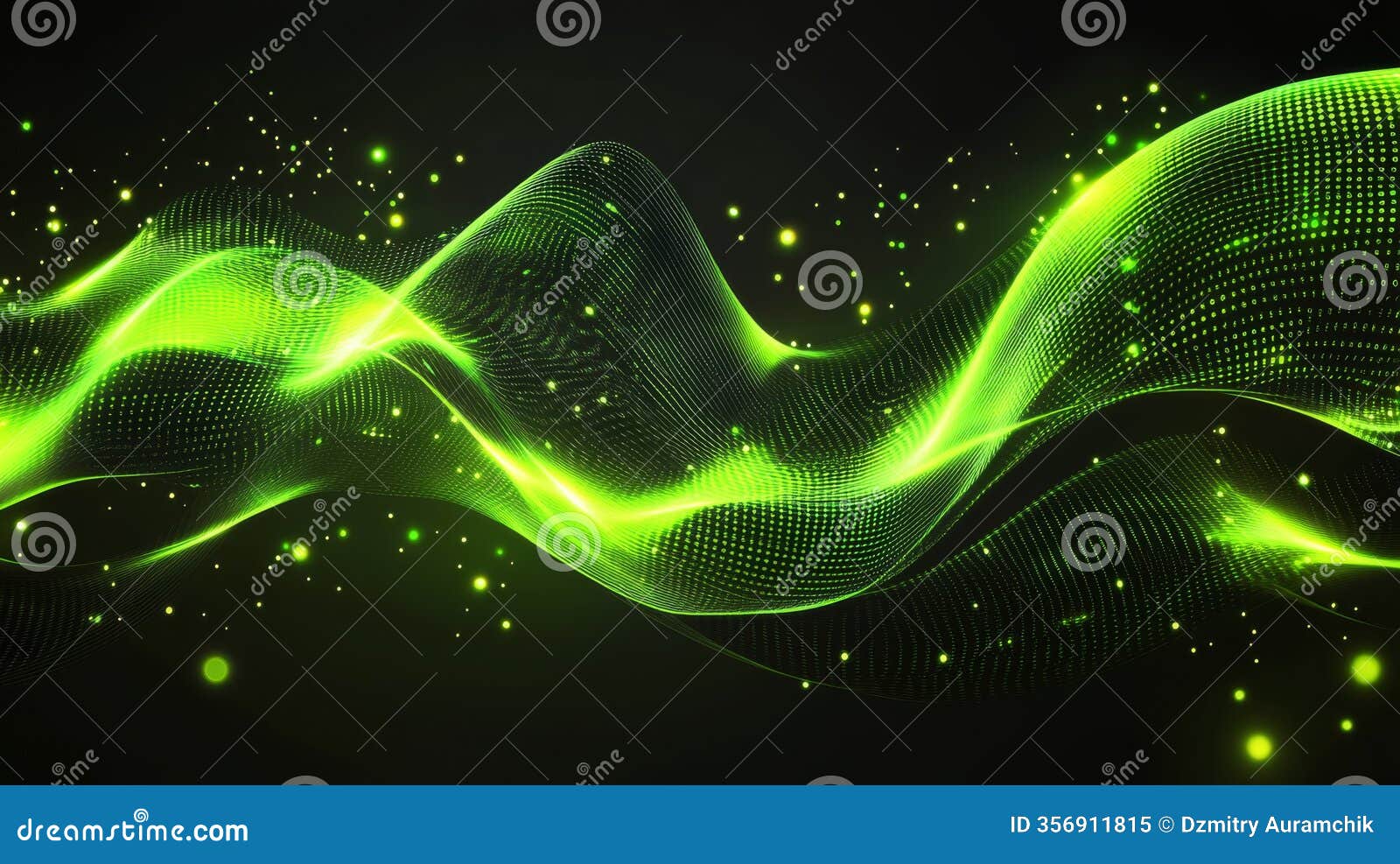 The Abstract Green Digital Binary Code Matrix Texture Background ...