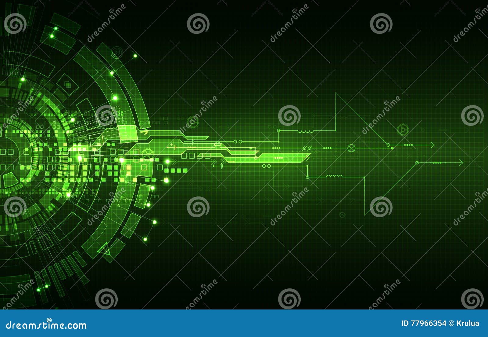Abstract Green Digital Communication Technology Background. Stock ...