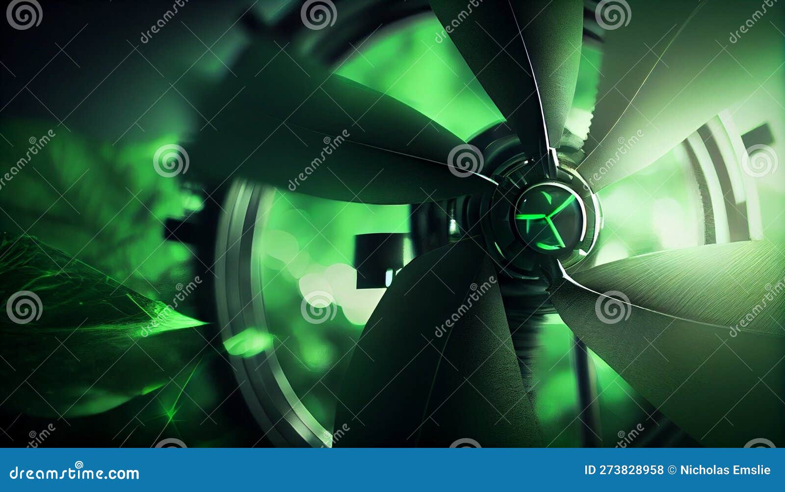 Abstract Green Energy Background Wallpaper for Presentations and ...