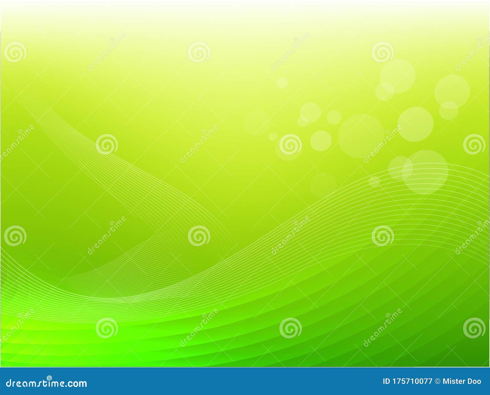 Abstract Green Flow Shapes Background. Gradient Wavy Background Stock ...