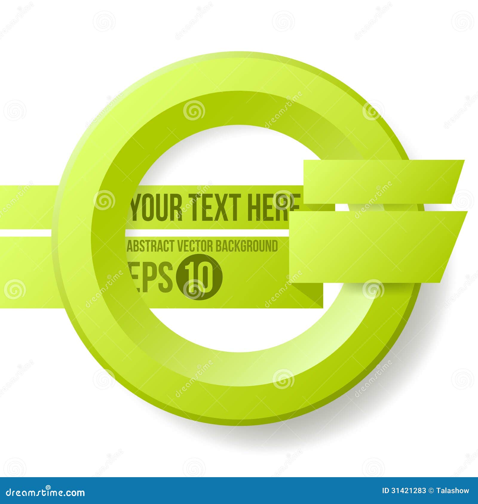 Abstract green frame stock vector. Illustration of bubble - 31421283