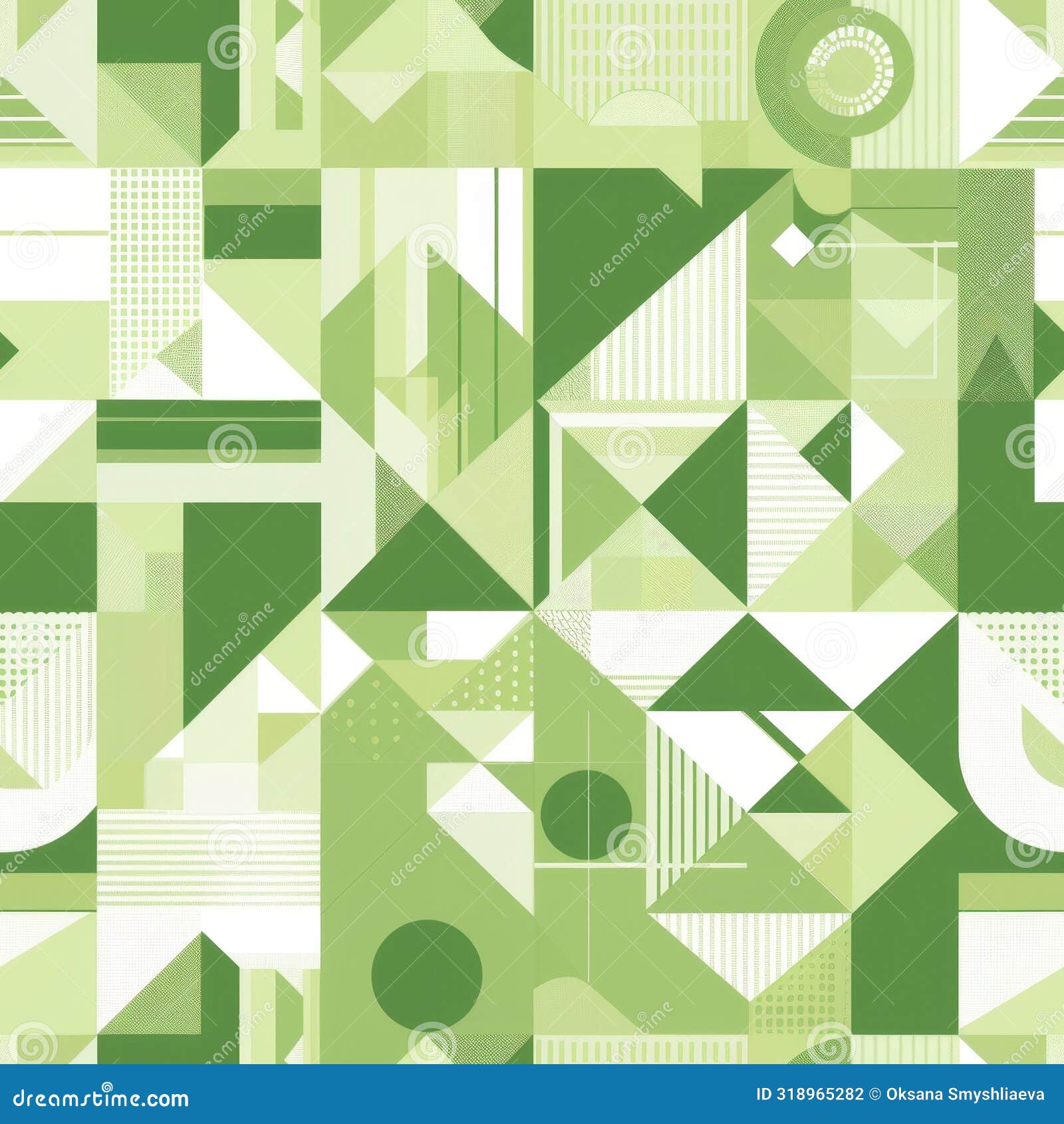 Abstract Green Geometric Patterns Background for Design Projects Stock ...