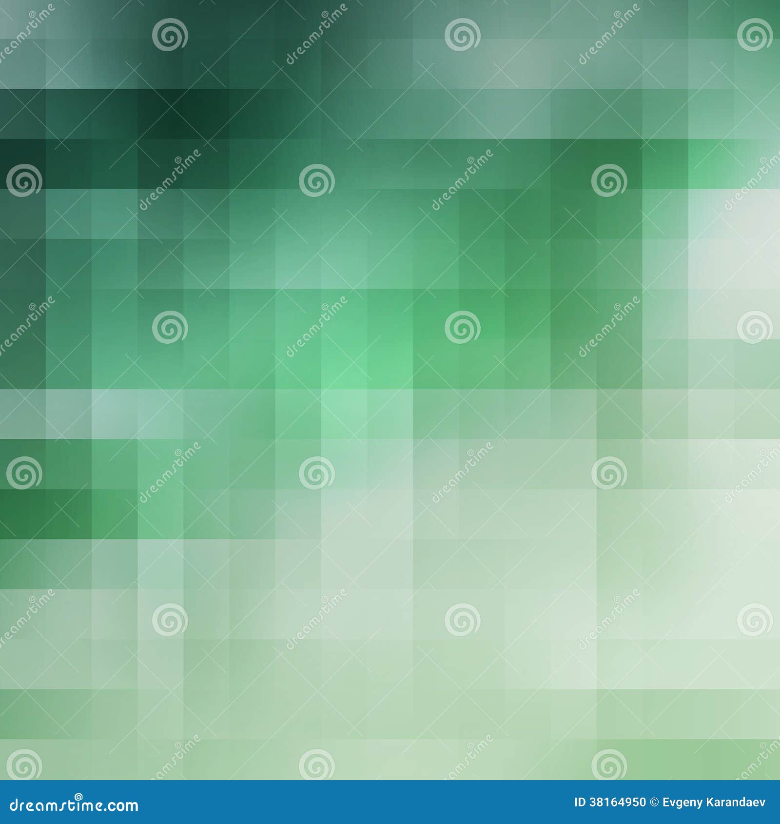 Abstract Green Geometric Pixel Background Stock Illustration ...