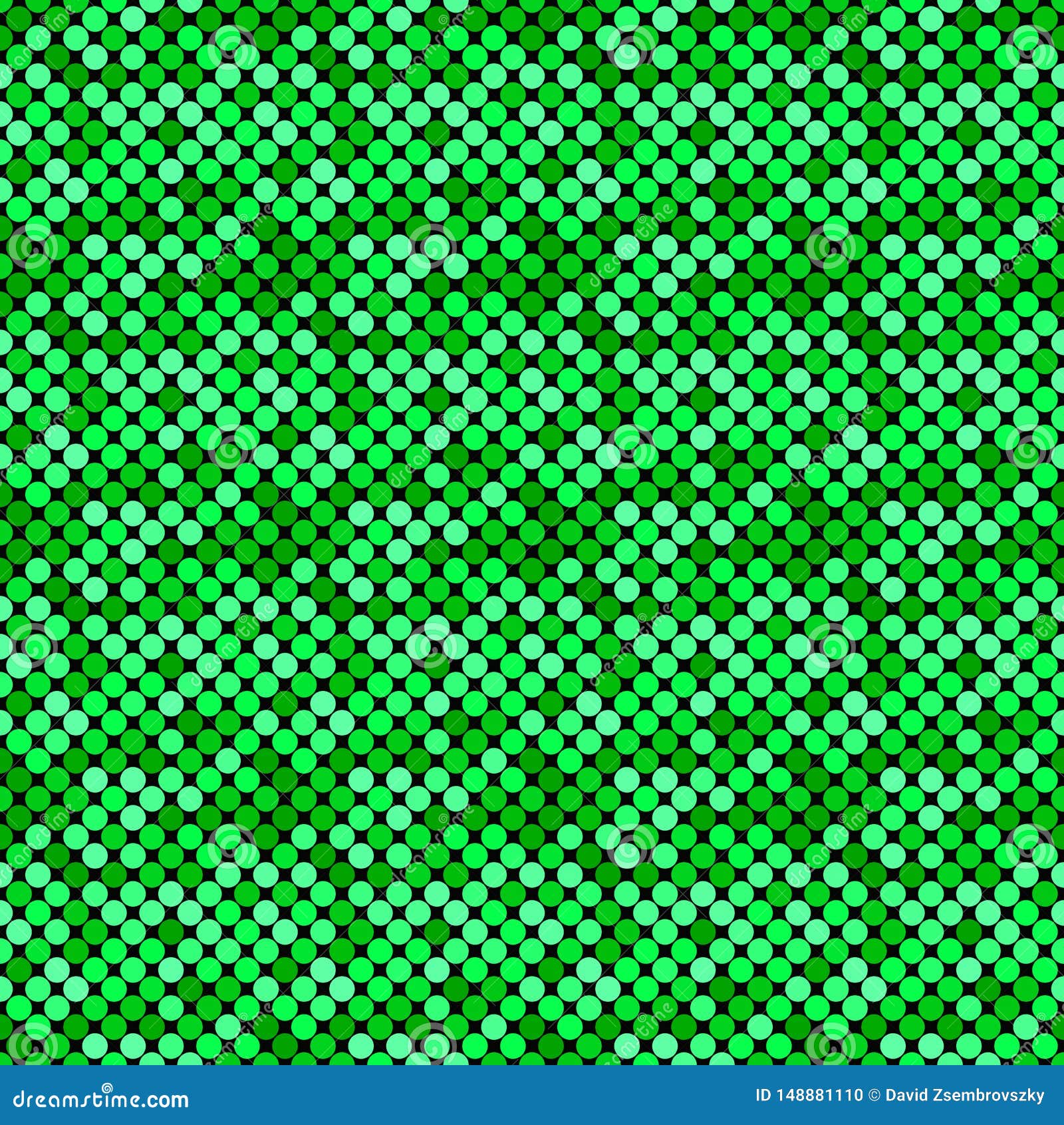 Abstract Green Geometrical Dot Pattern Background Design Stock Vector ...