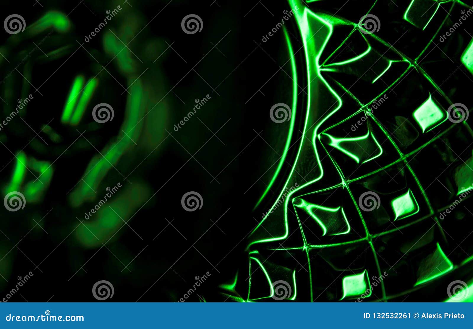 Abstract green geometry stock image. Image of polygonal - 132532261