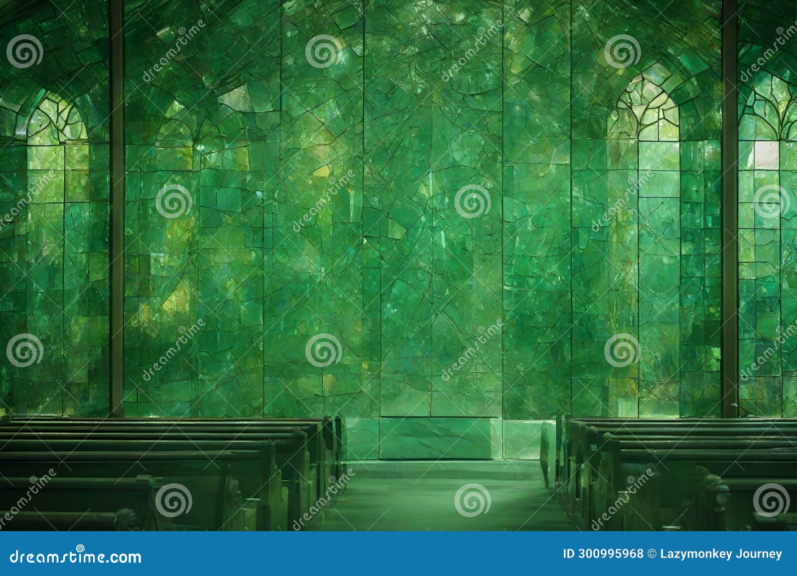 Abstract Green Glass Texture Background Stock Illustration ...