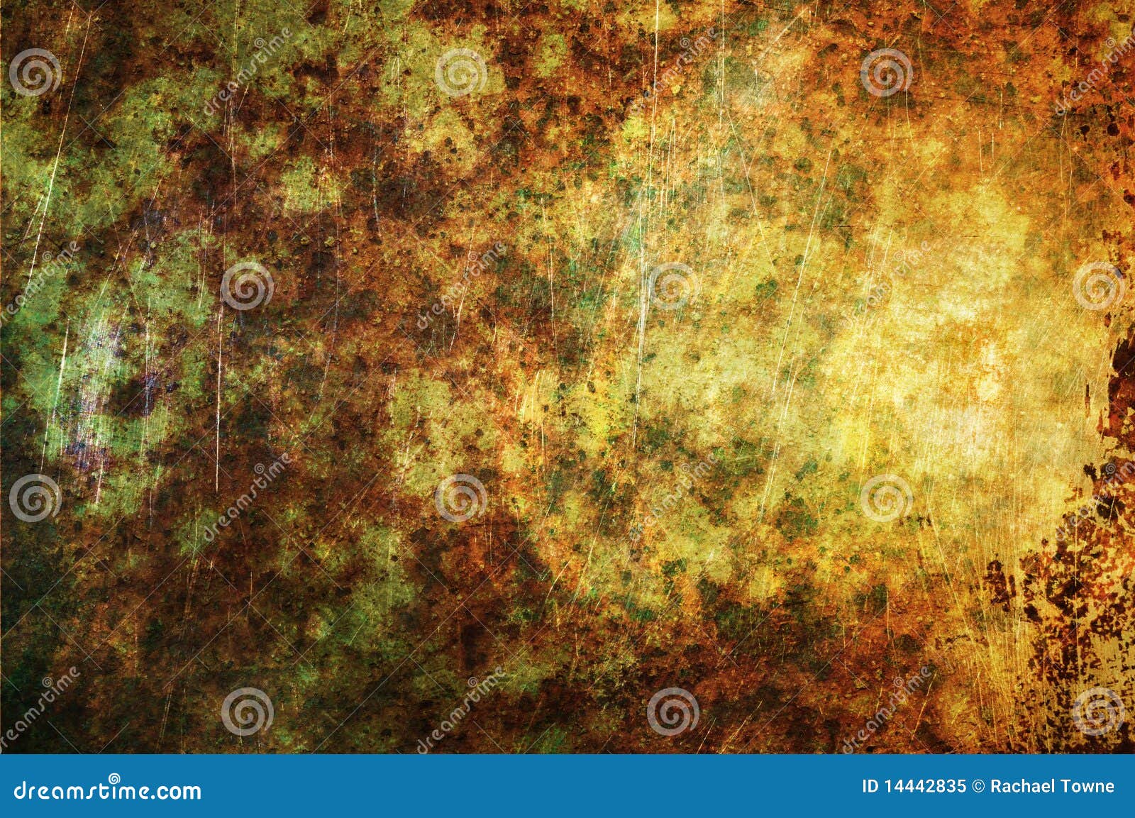 Abstract Green Gold Rust stock image. Image of optimise - 14442835