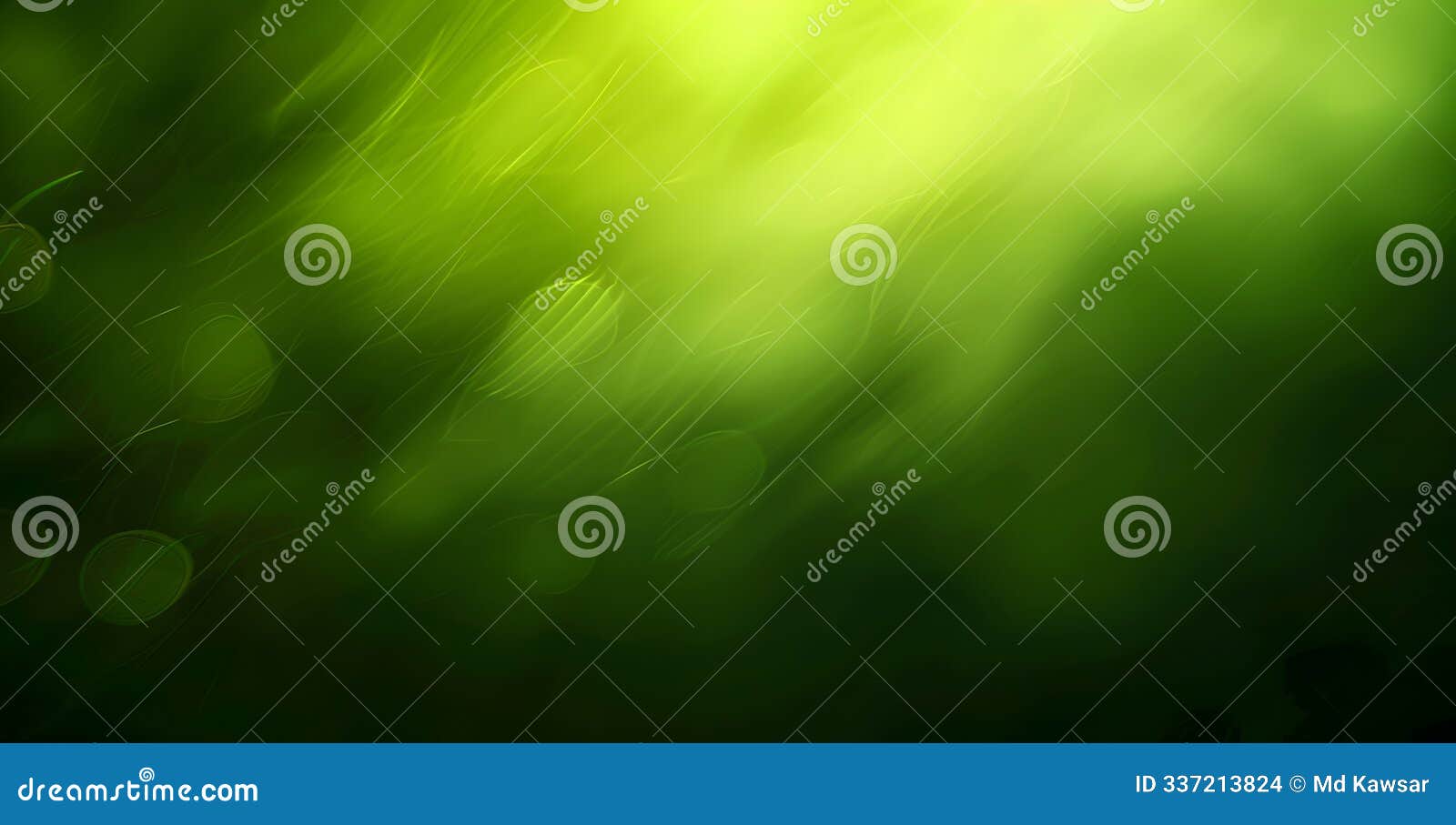 Abstract Green Gradient Background with Blurred Light Effect Stock ...