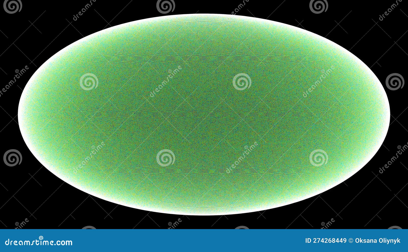 An Abstract Green Gradient Oval of Small Pixel Particles. Business ...