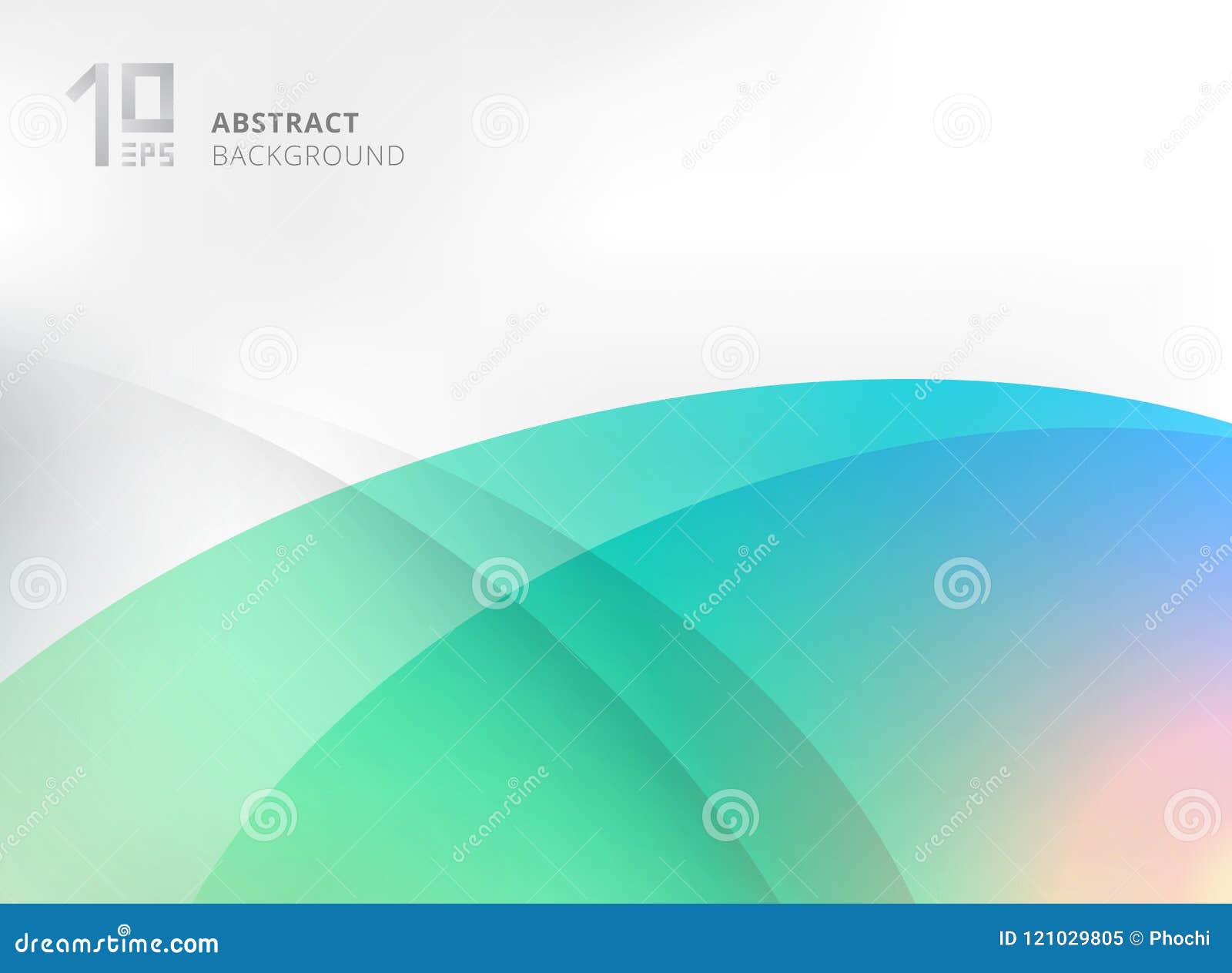 Abstract Green Gradient Overlay Circles on White Background. Stock ... Abstract Green Gradient Overlay Circles on White Background. Stock ...