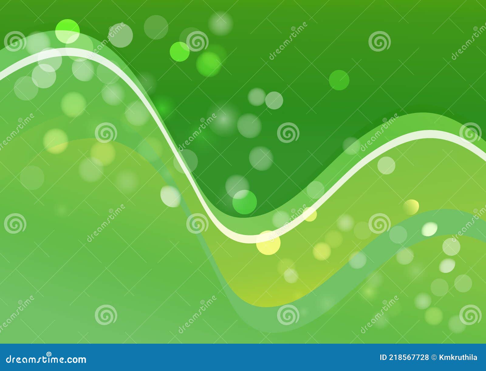 Abstract Green Gradient Wave Background Vector Graphic Stock Vector ...