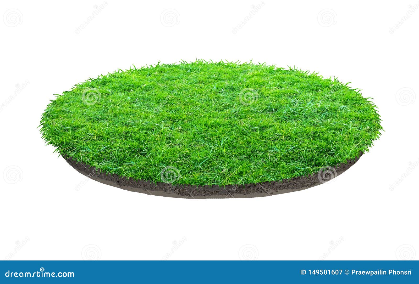 Abstract Green Grass Texture for Background. Circle Green Grass Pattern ...