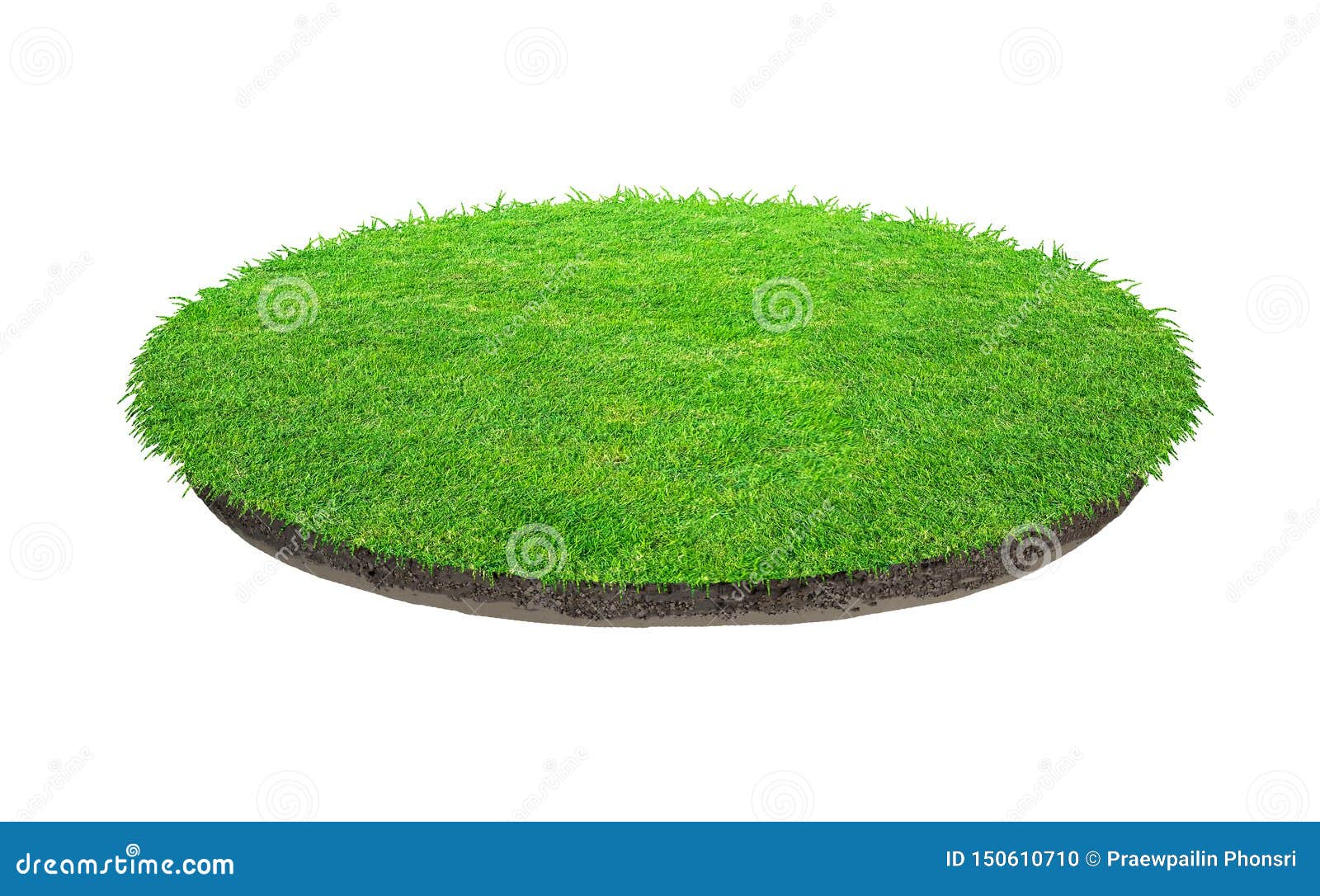 Abstract Green Grass Texture For Background. Circle Green Grass Pattern ...