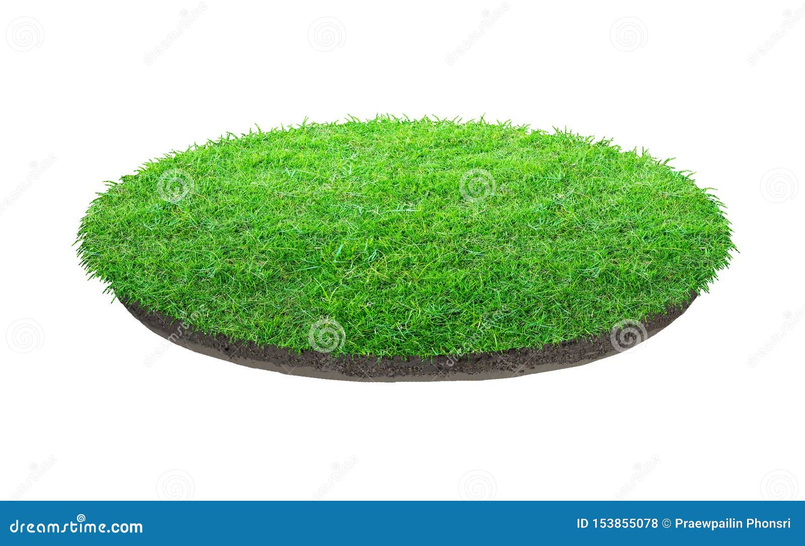 Abstract Green Grass Texture for Background. Circle Green Grass Pattern ...