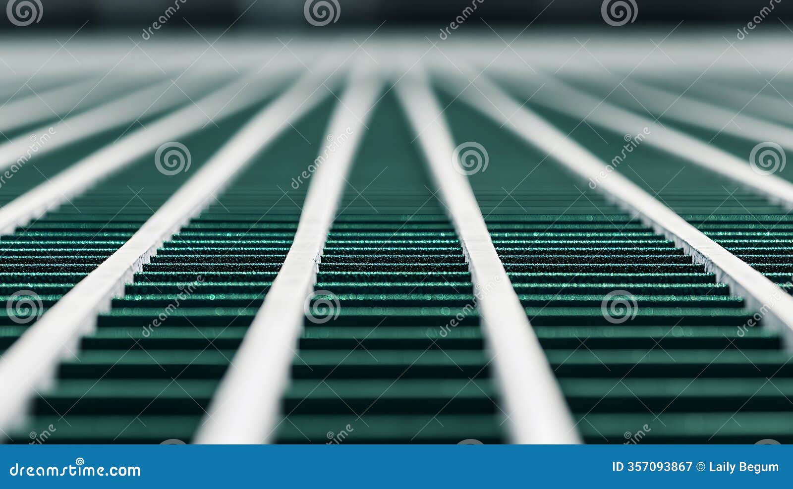 Abstract Green Grid Pattern White Lines Perspective Royalty Free Image ...