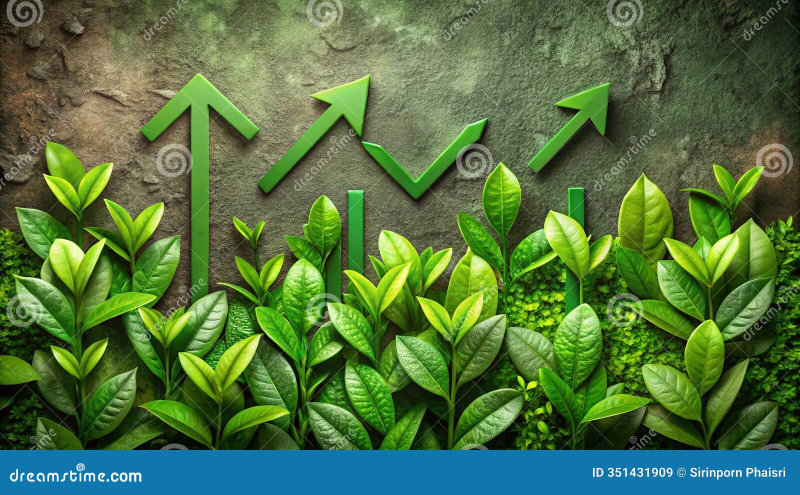Abstract Green Growth Visualizing Sustainable Development through ...