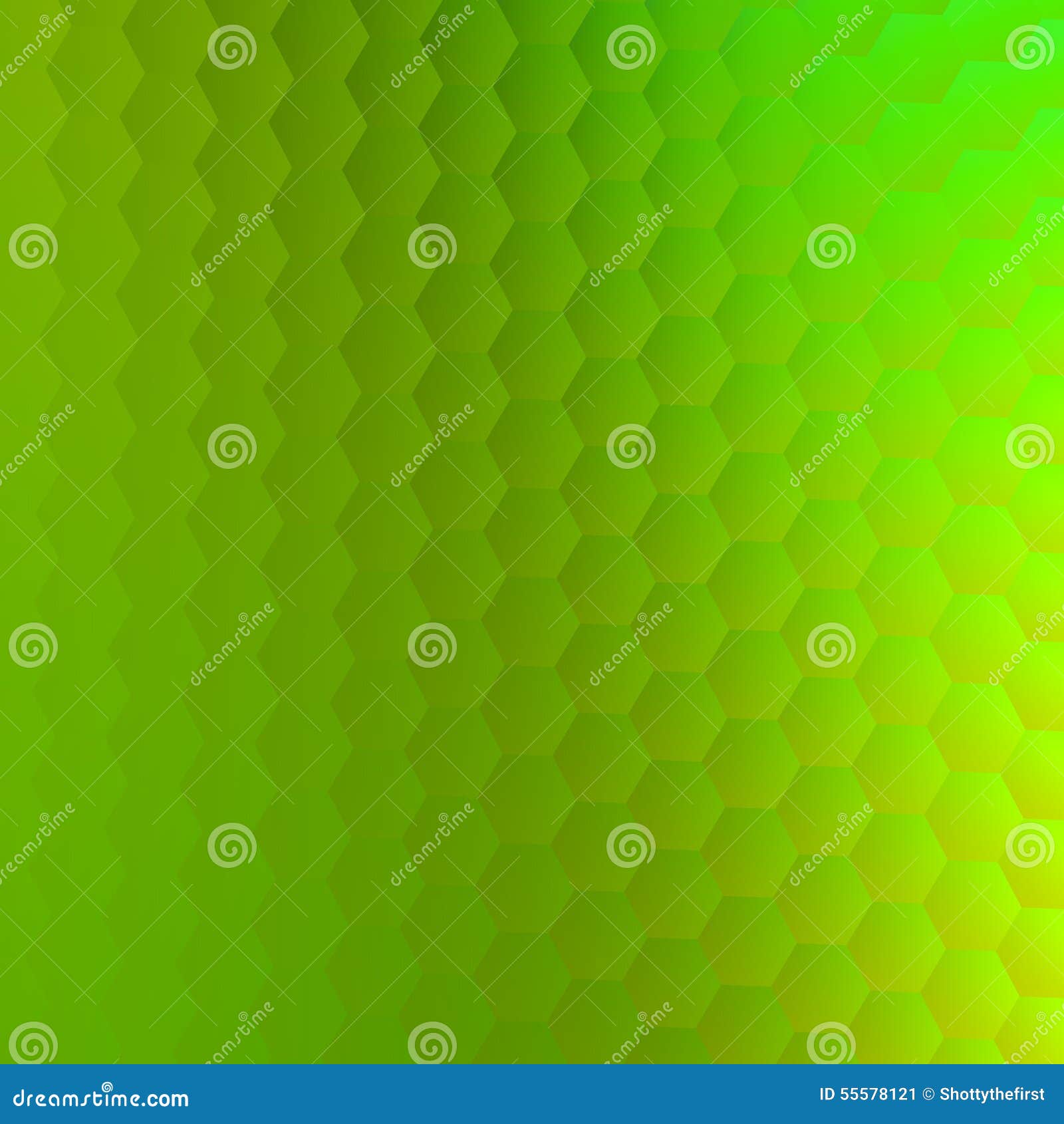 Abstract Green Hexagons Background. Texture Text. Header Design. Square ...
