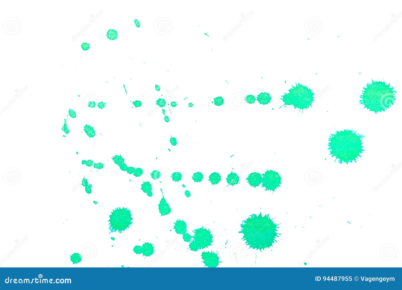 Abstract green ink splash stock illustration. Illustration of pattern ...