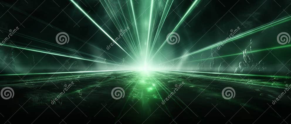 Abstract Green Lasers stock illustration. Illustration of shape - 293304042