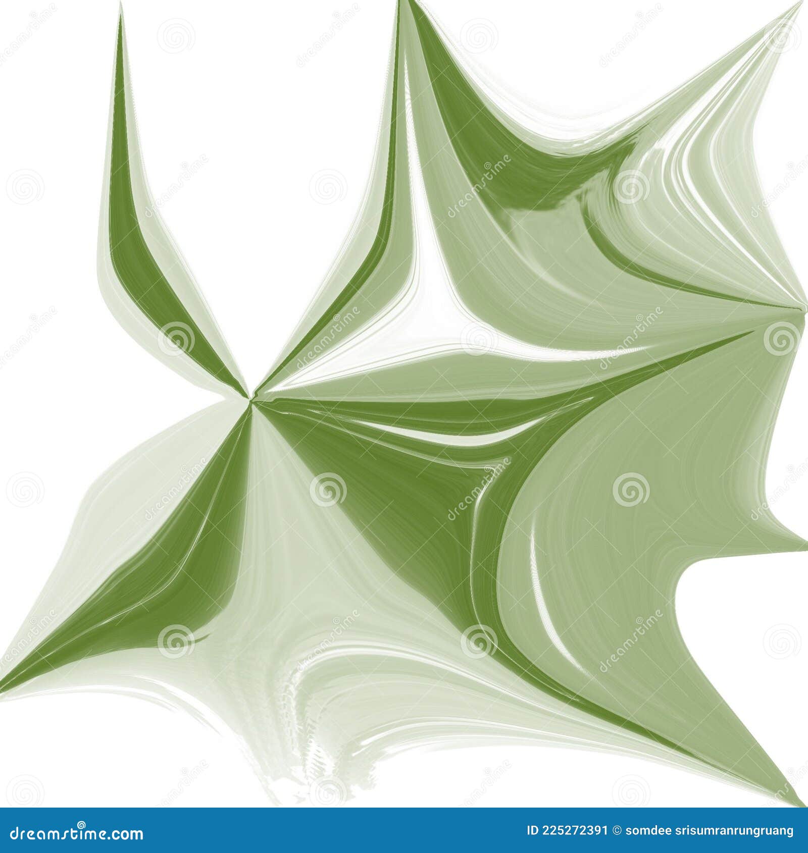 Abstract Green Leaves with a Gradient from Dark Green To Light Green ...