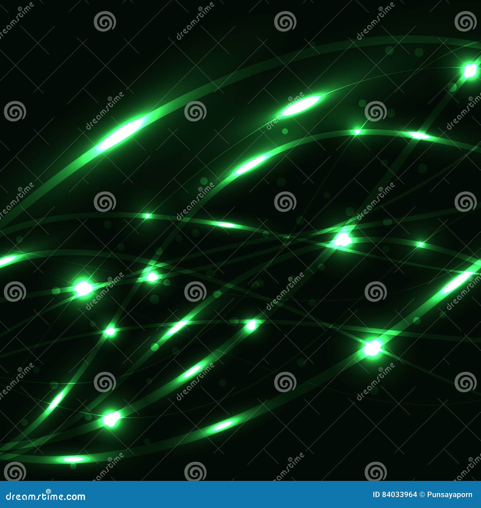 Abstract Green Light Glowing Background Stock Vector - Illustration of ...