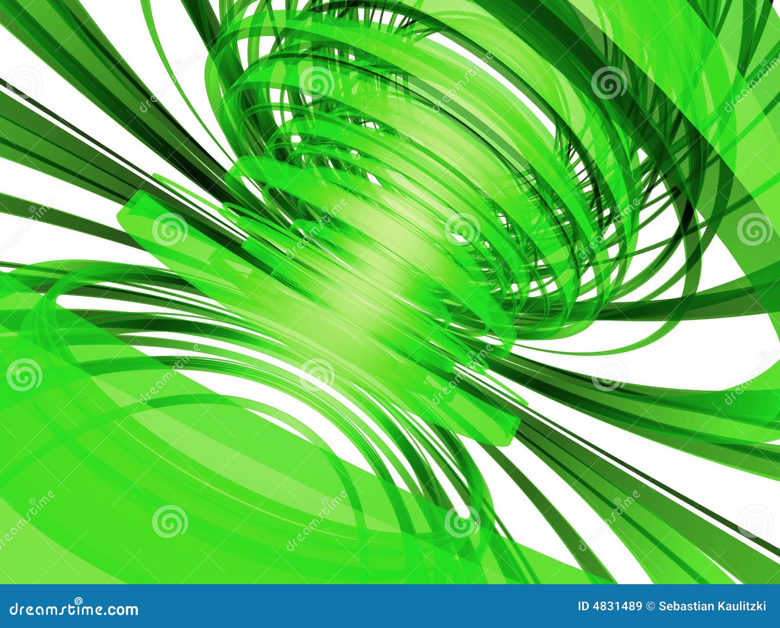 Abstract green lines stock illustration. Illustration of shape - 4831489