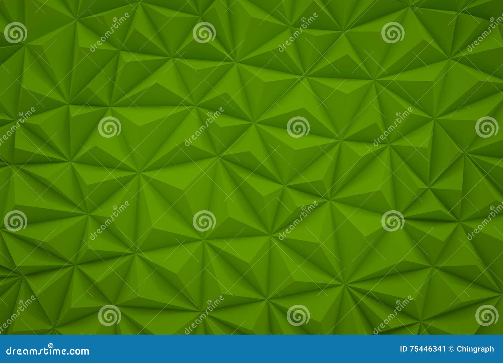 Abstract Green Low Poly Background with Copy Space 3d Render Stock ...