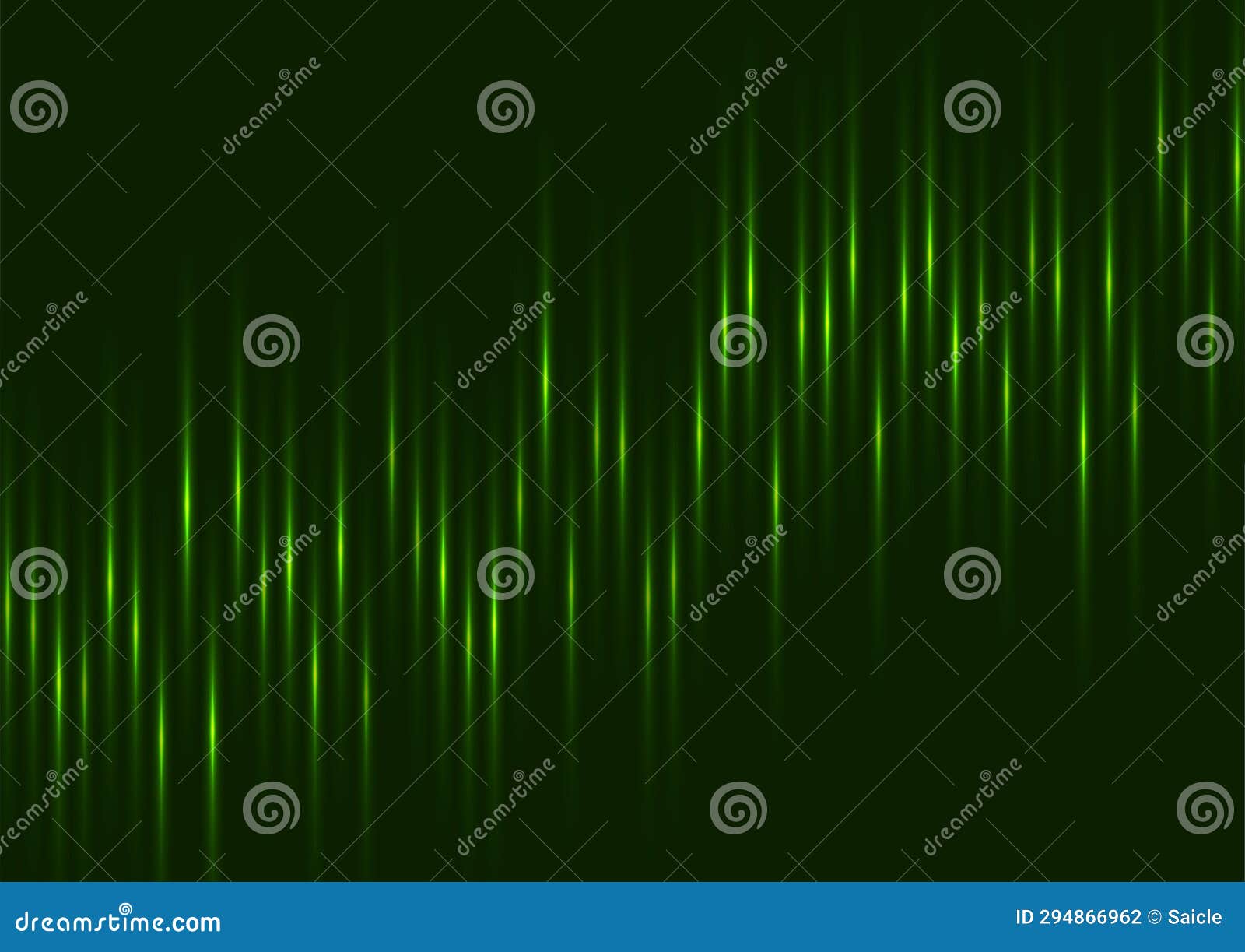 Abstract Green Neon Growing Financial Graph Chart Background Stock ...