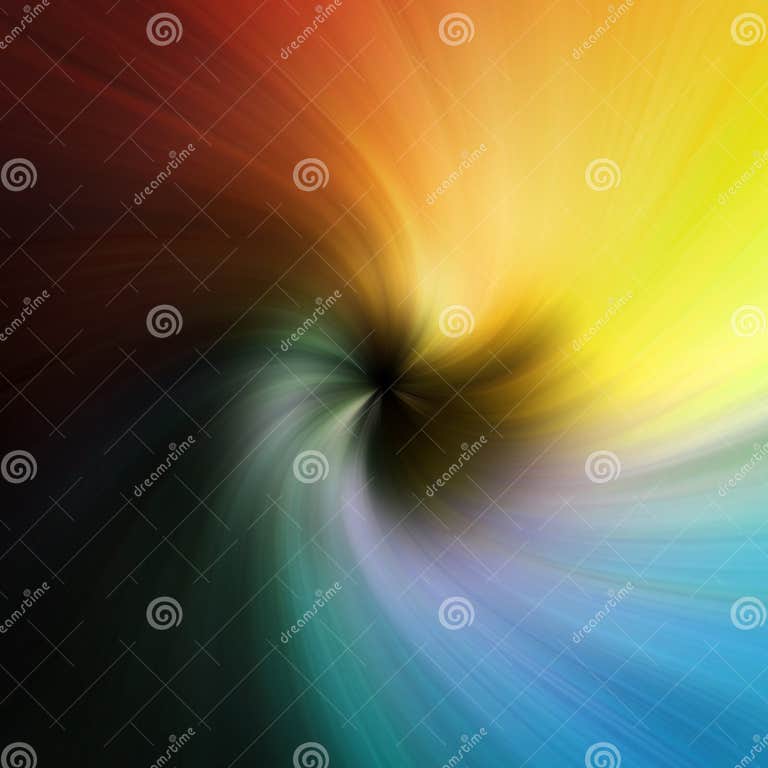 Abstract Green Orange Zoom Effect Background Stock Illustration ...