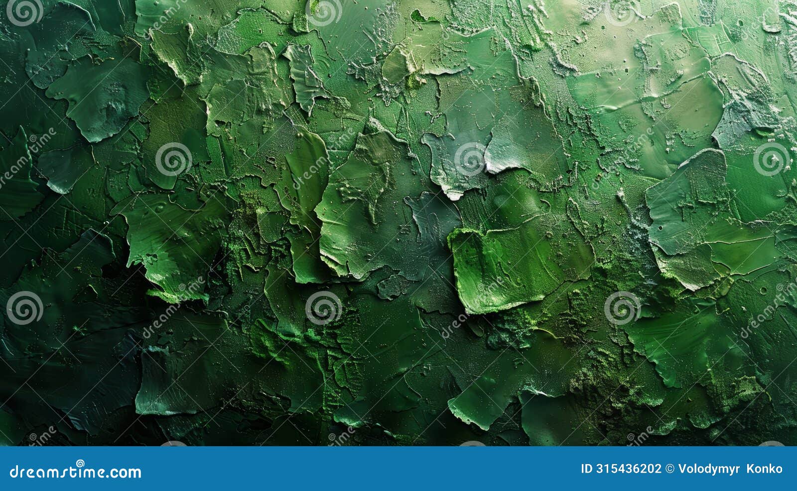 Abstract Green Paint Texture - Creative Artistic Background Stock Photo ...
