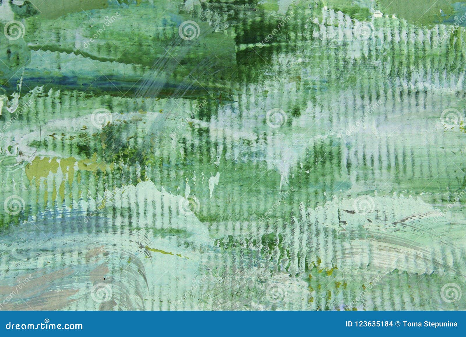 Abstract Green Painted Background. Stock Photo - Image of abstract ...
