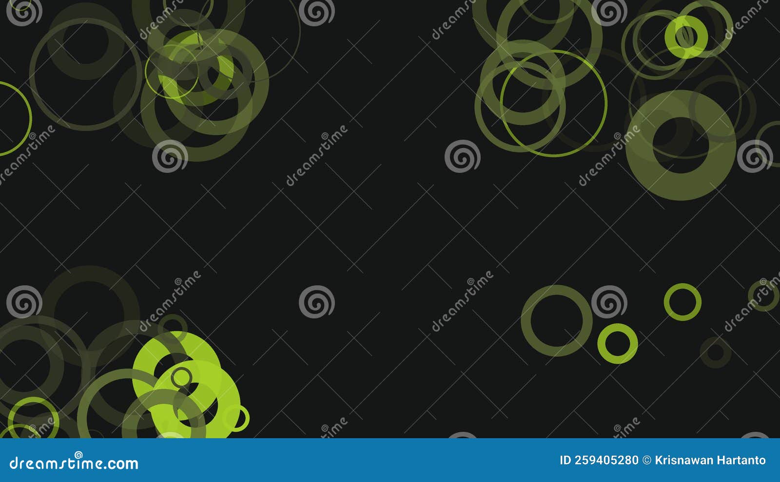 Abstract Green Pattern Background with Random Object Stock Photo ...