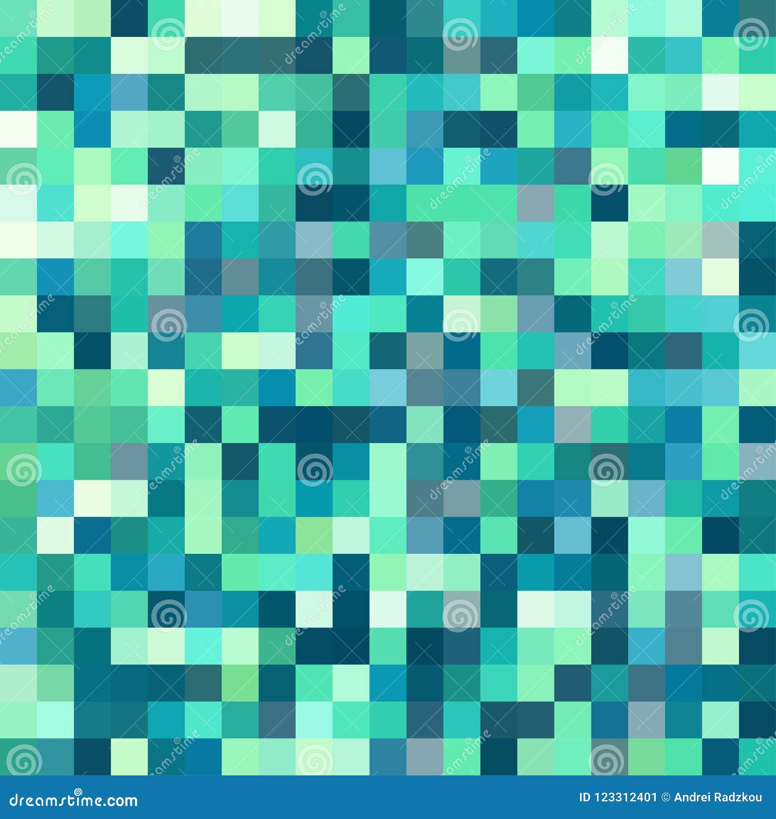 Abstract Green Pixel Background. Vector Pattern Stock Vector ...